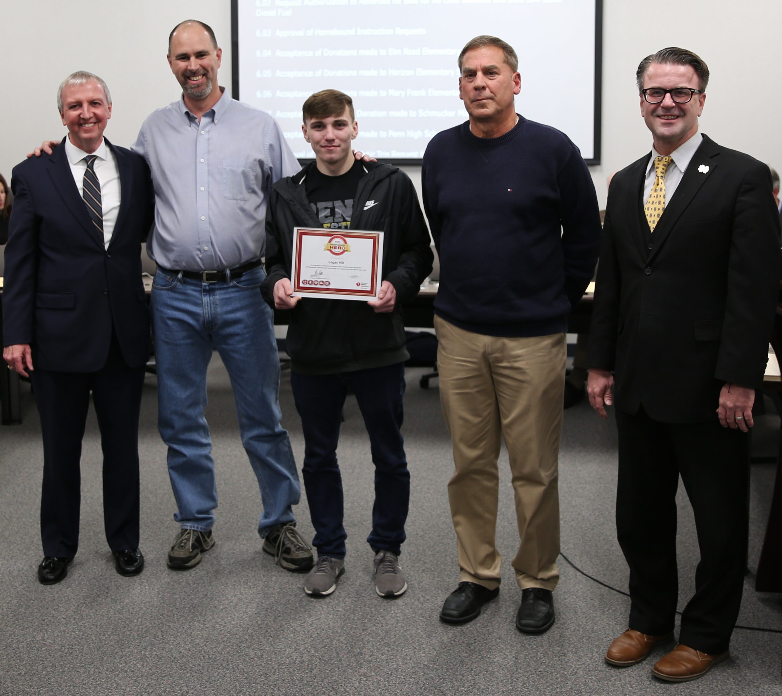 Penn's Logan Hill and Rod Pawlik receive Heartsaver Hero Awards - Penn ...