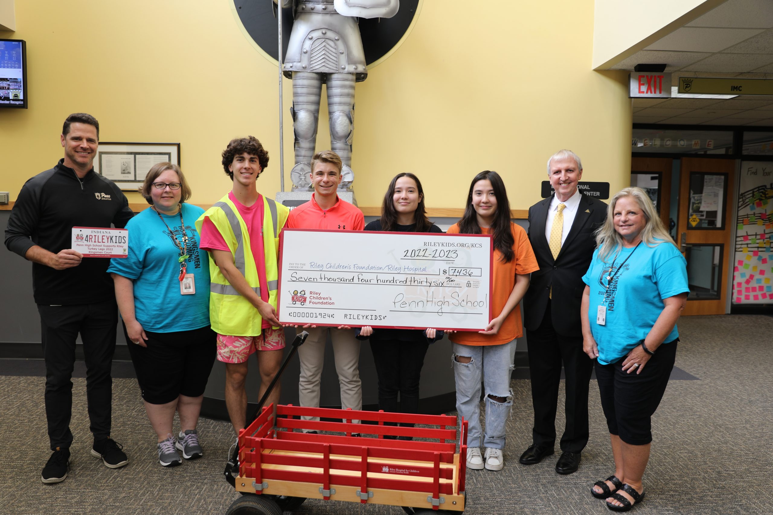 Penn Honored as a Riley Hospital “Red Wagon Sponsor” - Penn High School