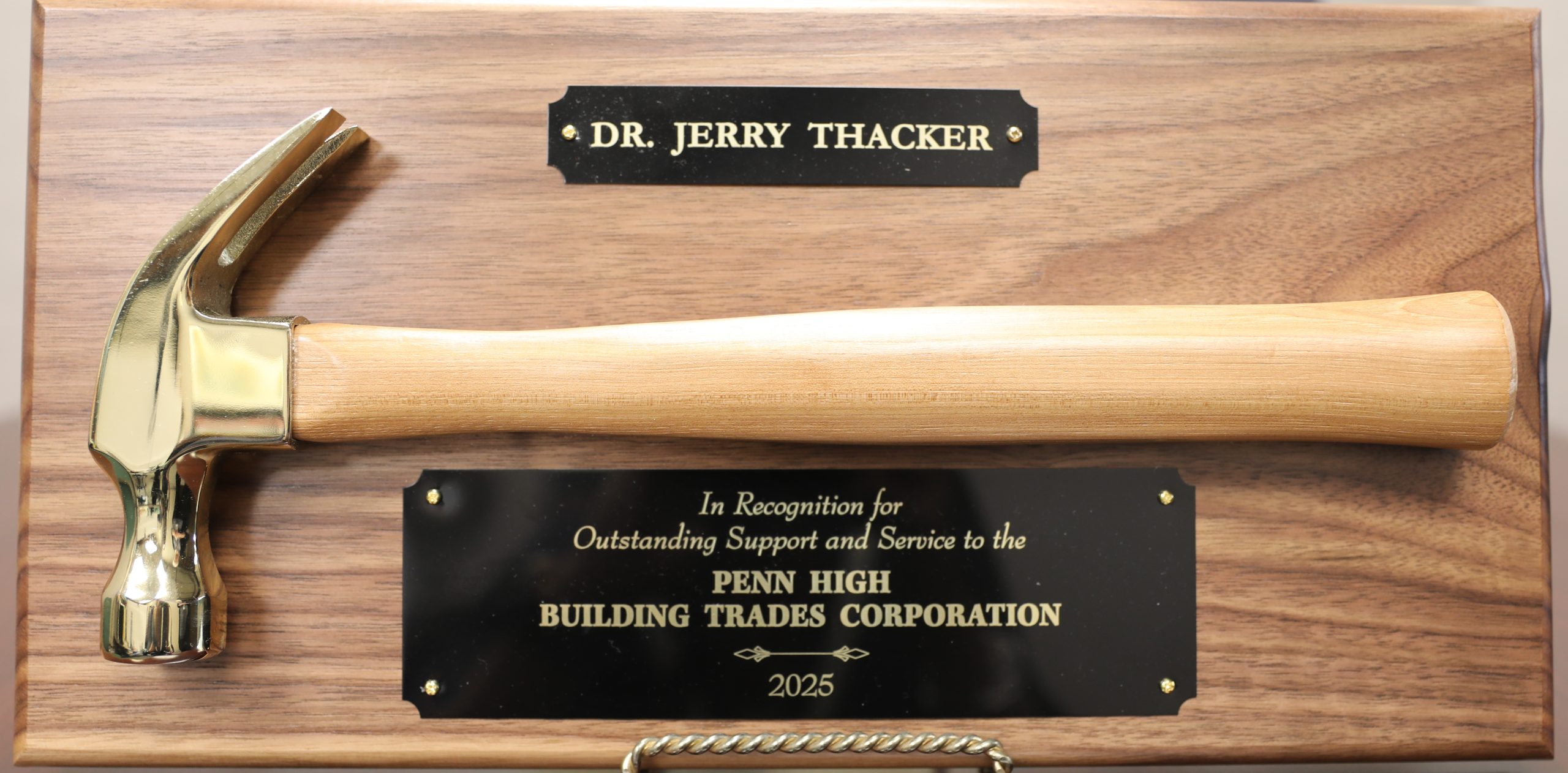 Dr. Thacker Building Trades golden hammer 5-7-25 (2) - Penn High School
