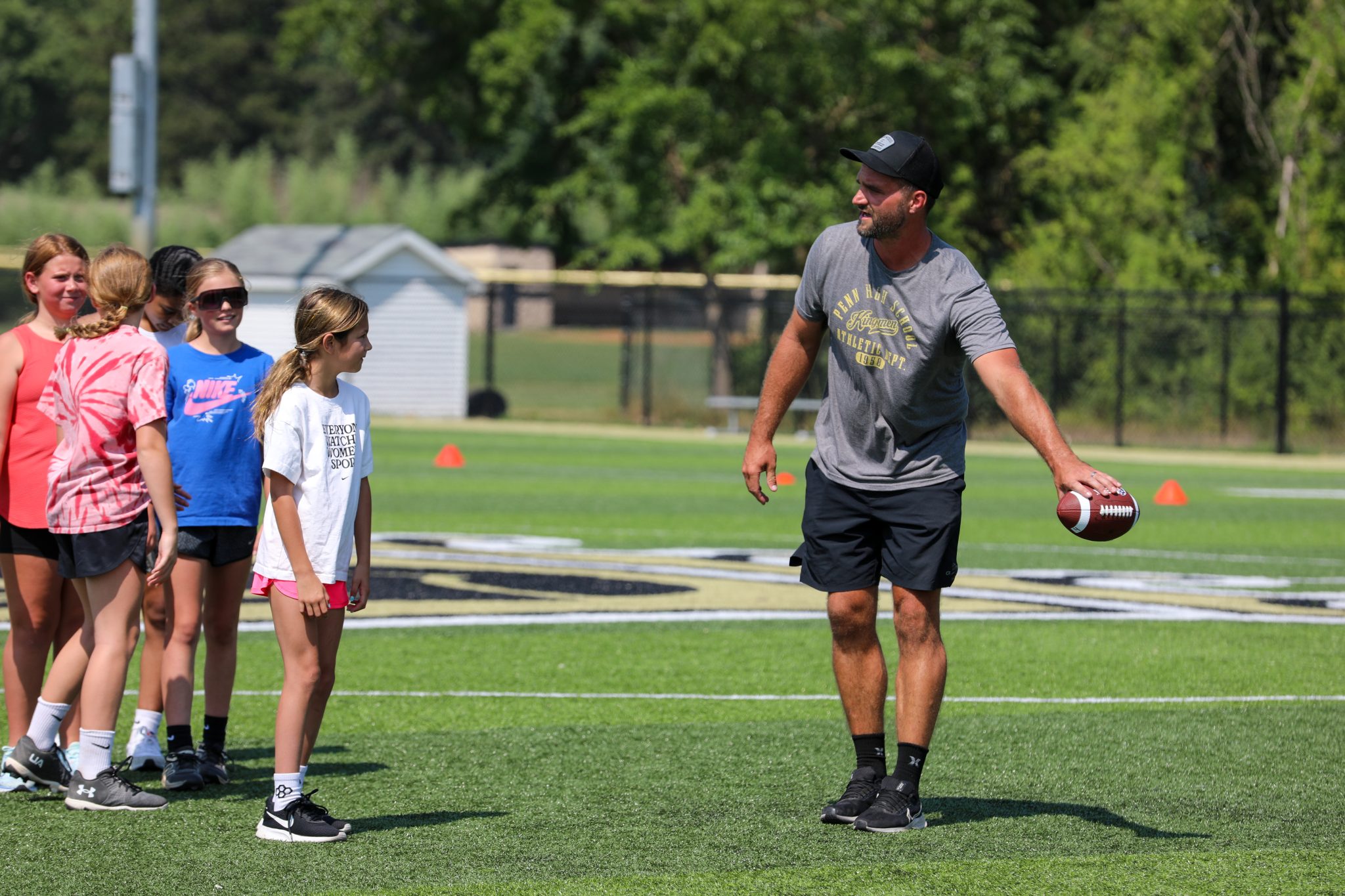 Penn Girls Flag Football Makes History with Inaugural Summer Camp ...