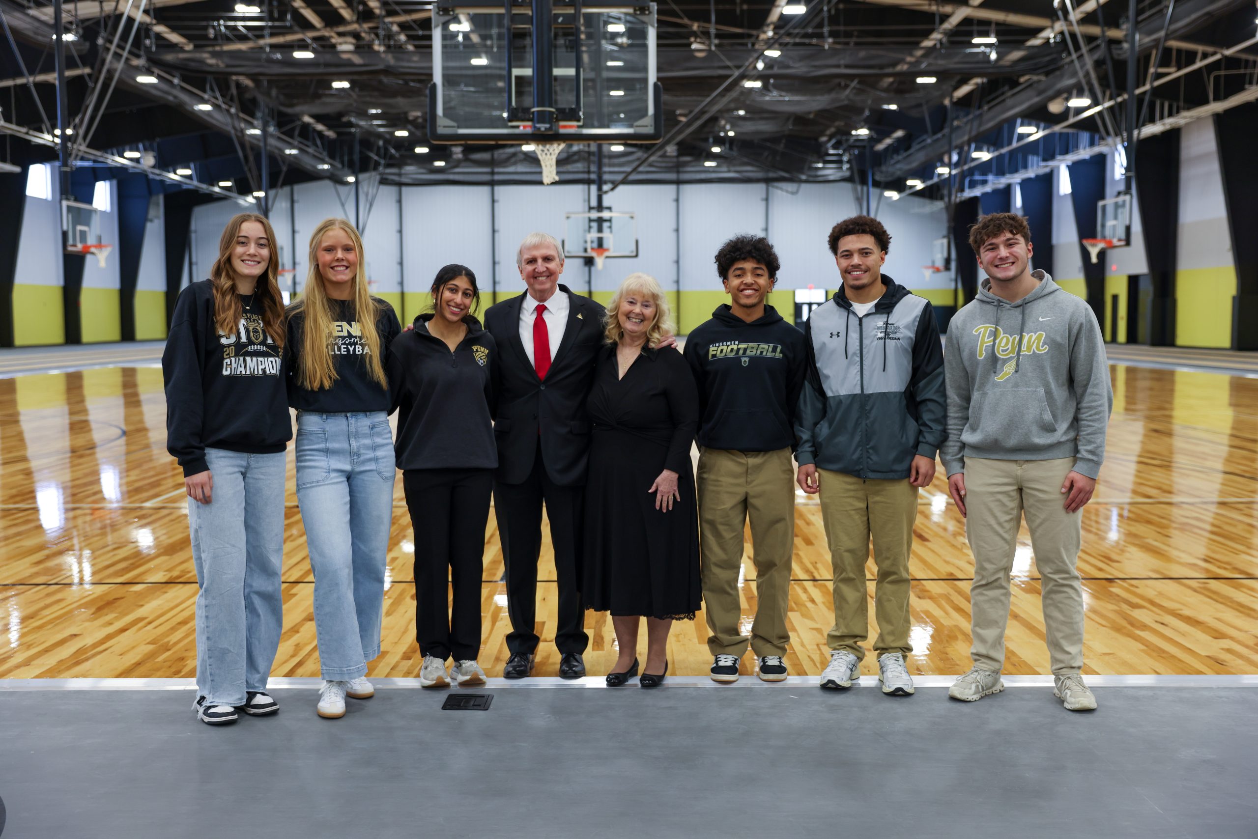 Dr. Jerry and Donna Thacker Penn Fieldhouse Ribbon Cutting Ceremony 1 ...